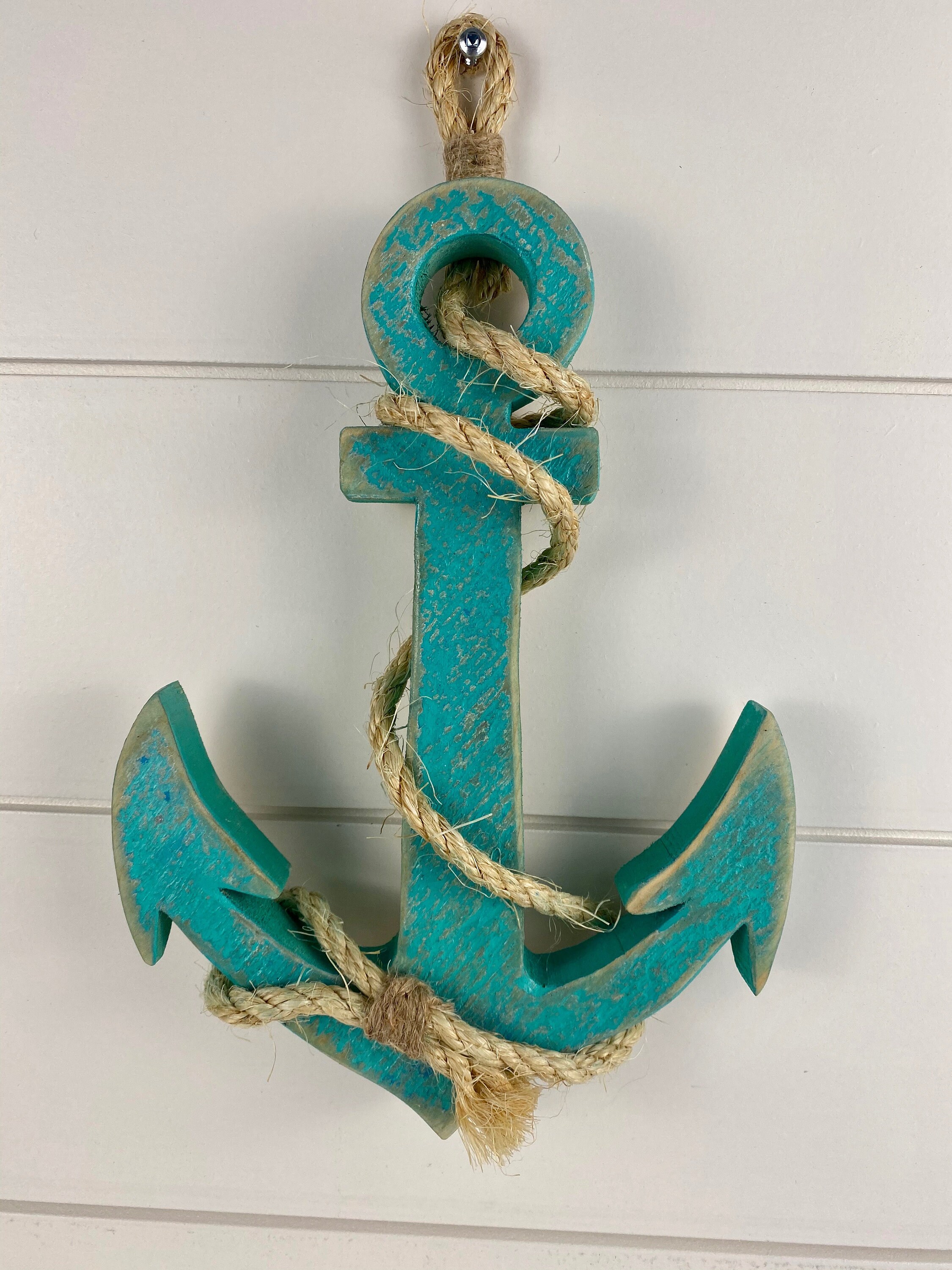 Rustic Wood Anchor Sign Beach Decor Nautical Wall Art - Etsy Canada