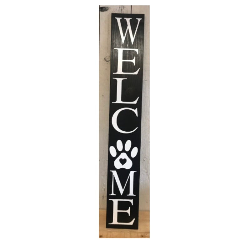 Paw Welcome Svg - Etsy