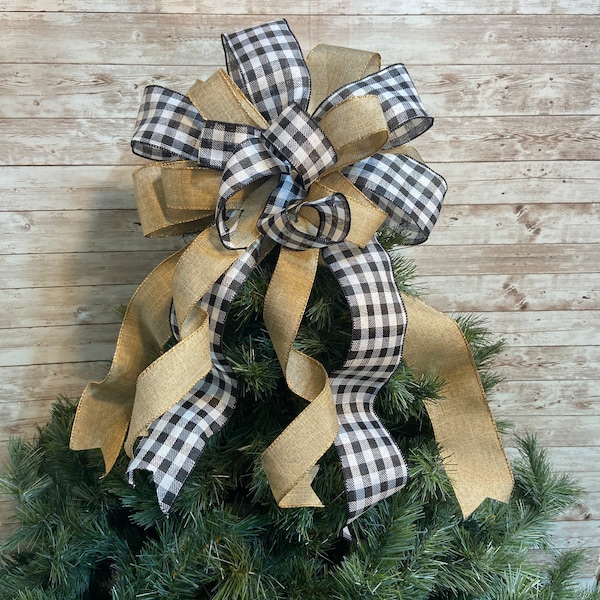 Buffalo Check Topper - Etsy