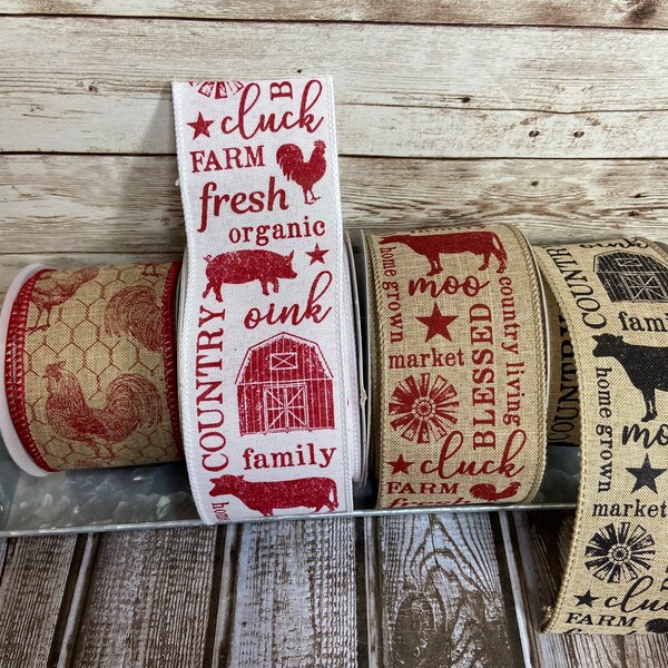 Rustic Ribbon - Etsy