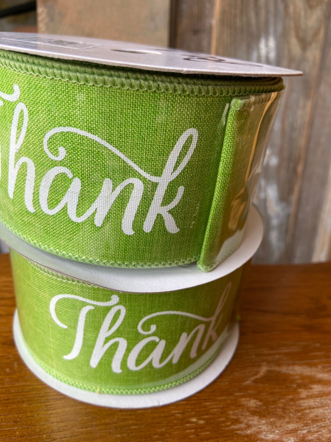 Thank You Everyday Ribbon in Various Colors 2.5 Wired - Etsy