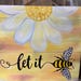 Hand Painted Let It Bee Sign: Rustic Floral Daisy Decor - Etsy