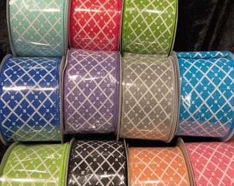 Argyle Ladybugs Ribbon, 2.5 X 10 Yards - Etsy