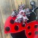 Welcome Ladybug Door Hanger, Entryway Welcome With Painted Ladybugs ...