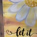 Hand Painted Let It Bee Sign: Rustic Floral Daisy Decor - Etsy