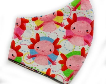 Axolotl Face Mask - Etsy