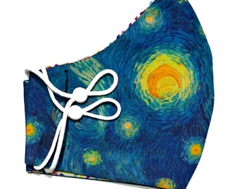 Face Mask Van Gogh - Etsy