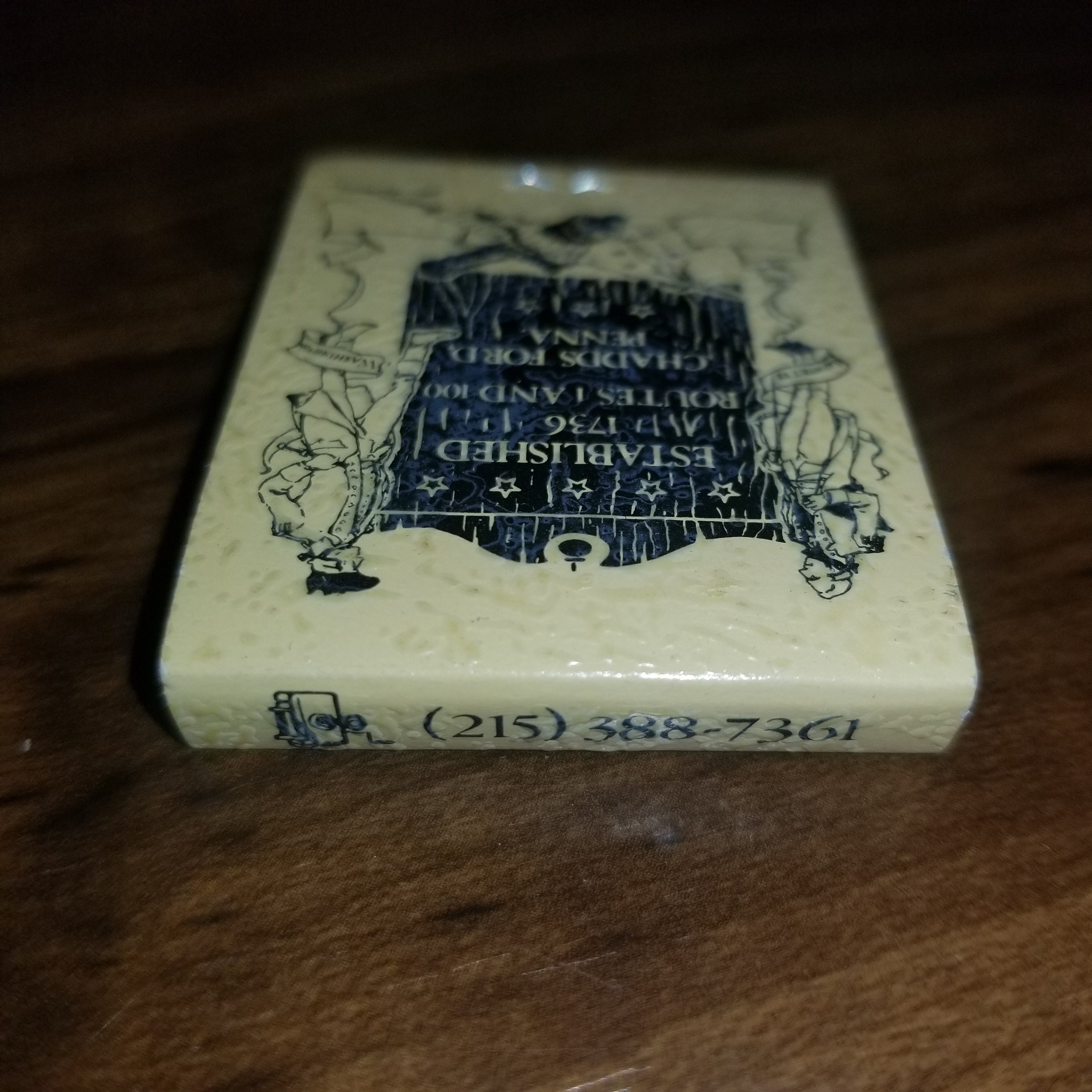 Vintage Chadds Ford Inn Chadds Ford Pennsylvania Matchbook 20 - Etsy España