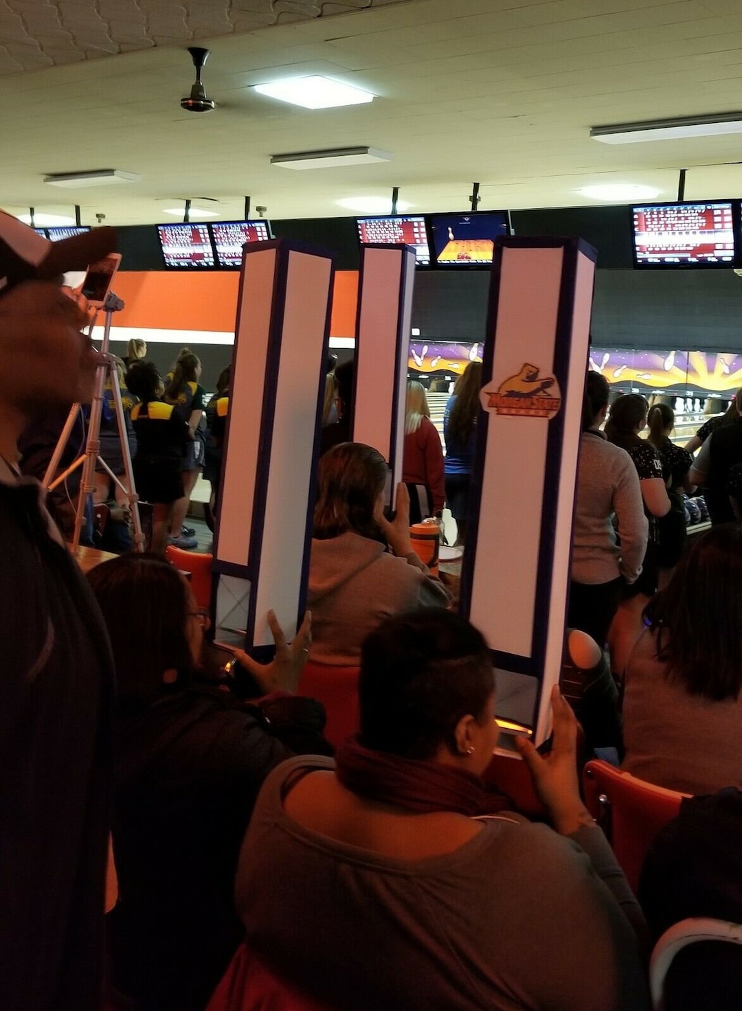 High School / College Bowling Tournament Periscope-sportscope Handmade ...