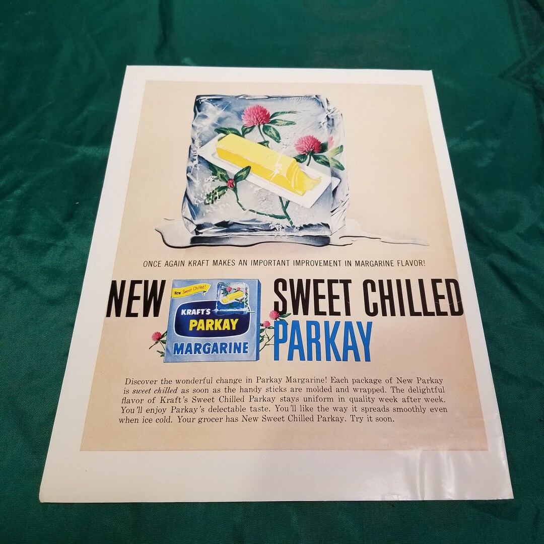 Parkay Margarine Ad From 1958 Life Magazine - Etsy