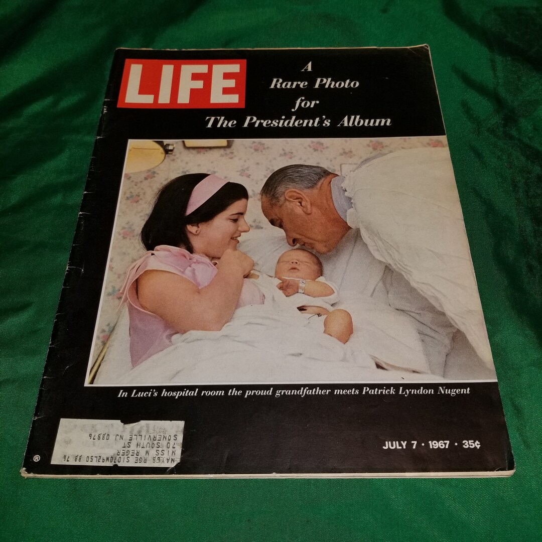 LIFE Magazine July 7, 1967 President's Rare Photo Album, Marijuana Turn ...