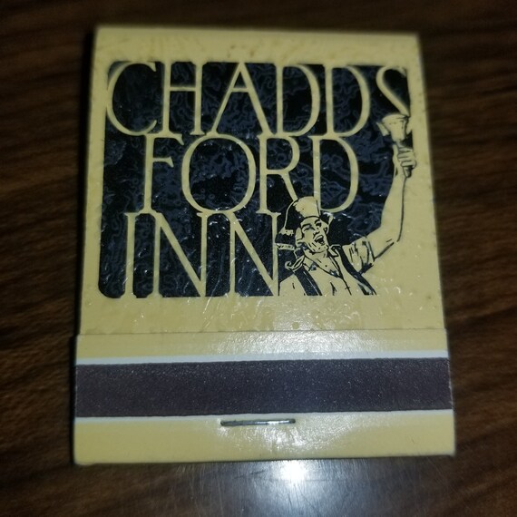 Vintage Chadds Ford Inn Chadds Ford Pennsylvania Matchbook 20 | Etsy