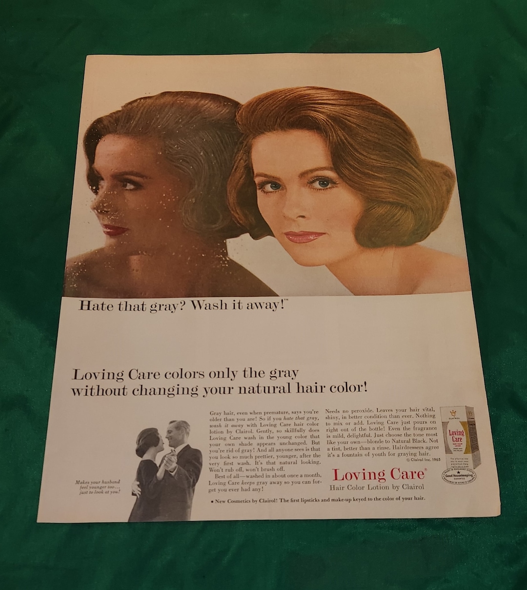 Vintage Loving Care Ad From a 1965 Life Magazine - Etsy