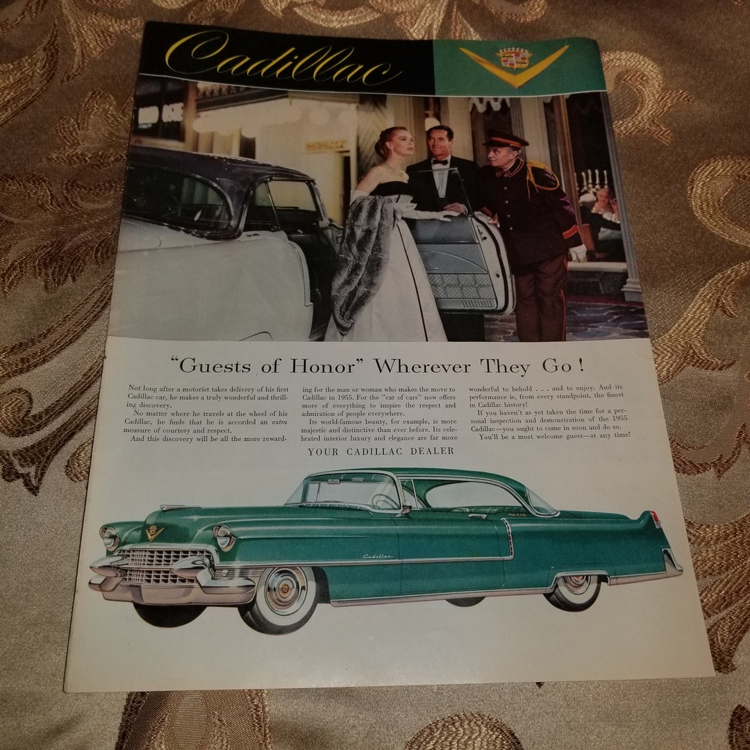 1955 Cadillac Ad From 1955 Life Magazine - Etsy