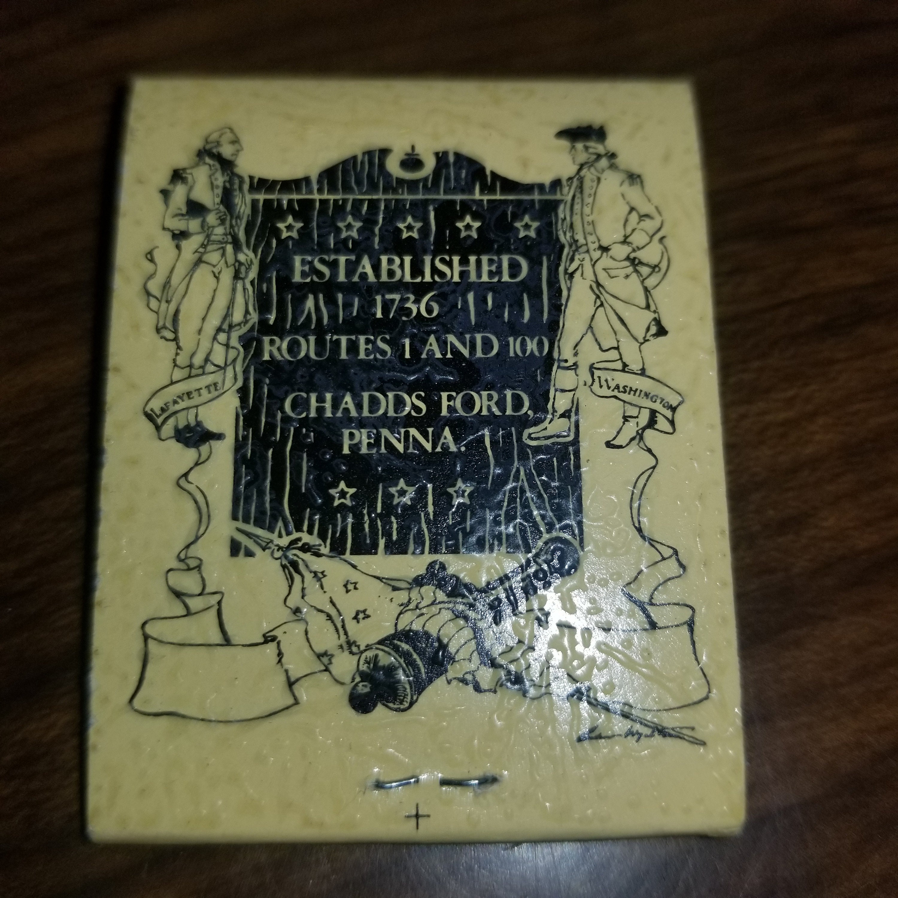 Vintage Chadds Ford Inn Chadds Ford Pennsylvania Matchbook 20 - Etsy España