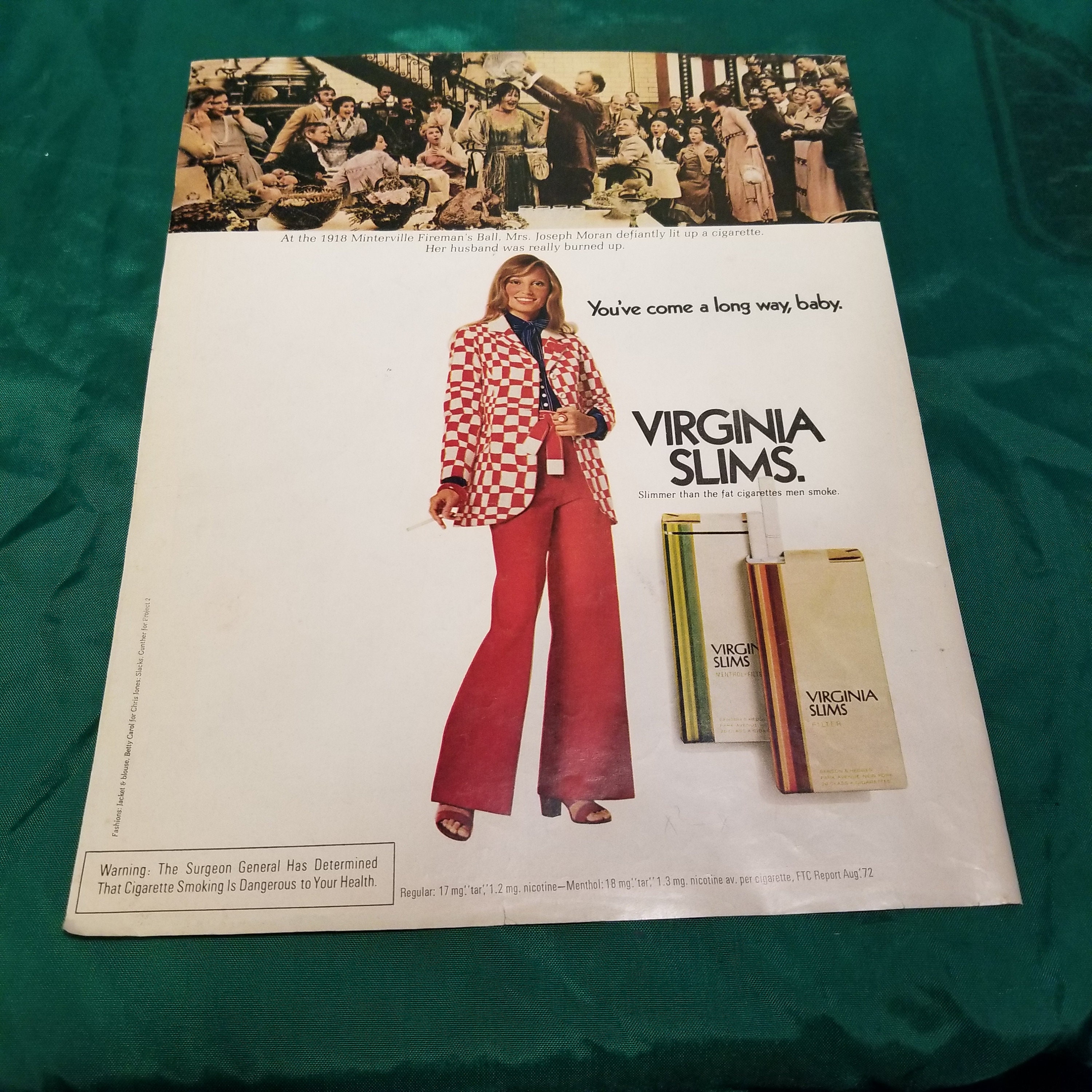 Virginia Slims Cigarette Ads