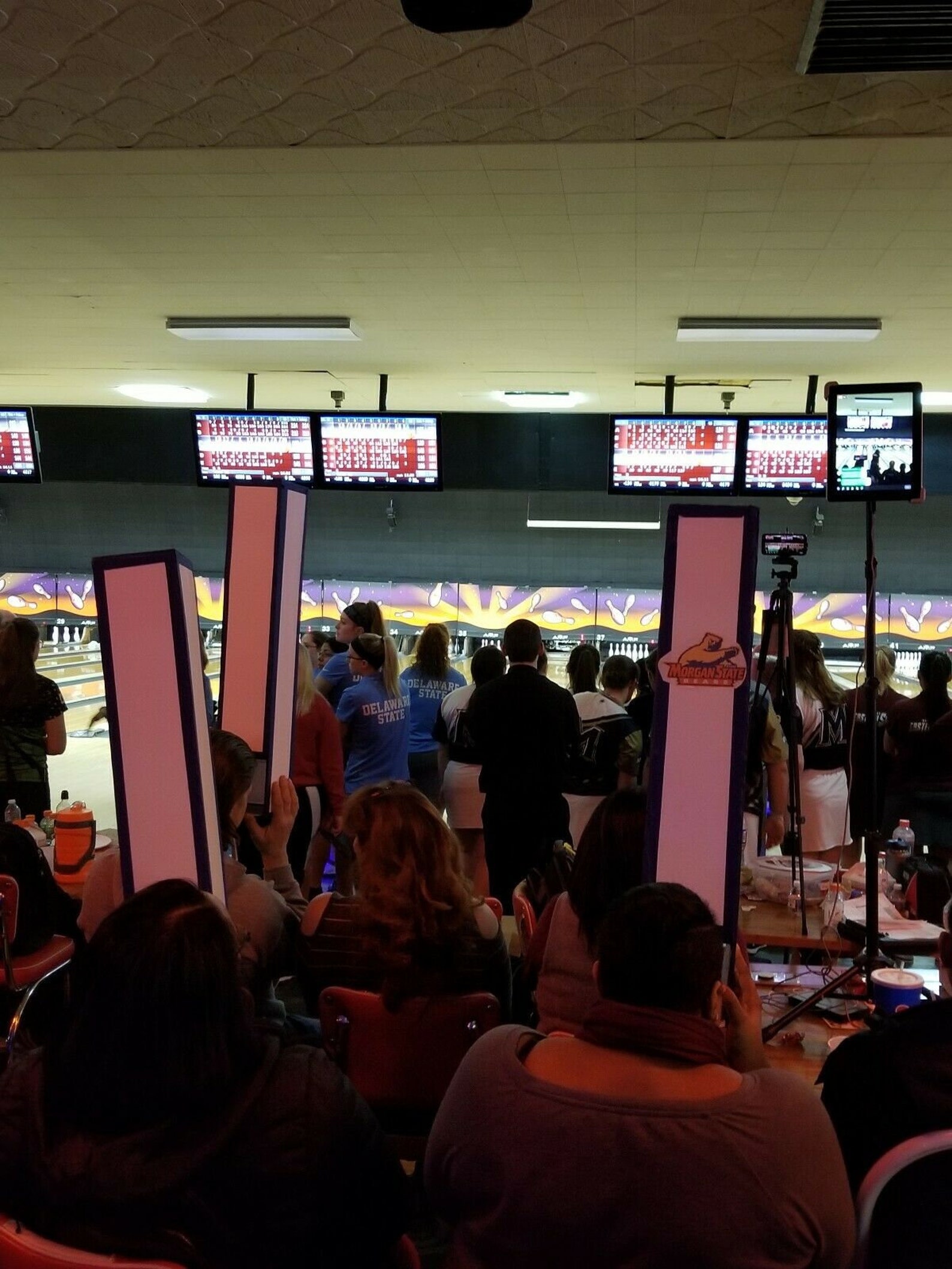 High School / College Bowling Tournament Periscope-sportscope Handmade ...