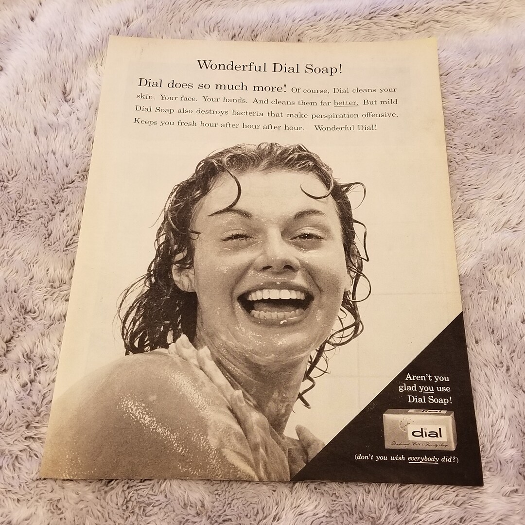 Vintage Dial Soap Ad From a 1958 Life Magazine - Etsy