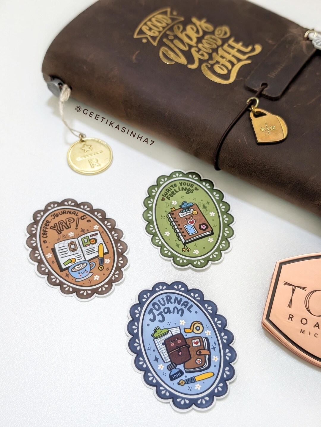 Journaling Sticker Pack (pack of 3 Stickers) - Etsy