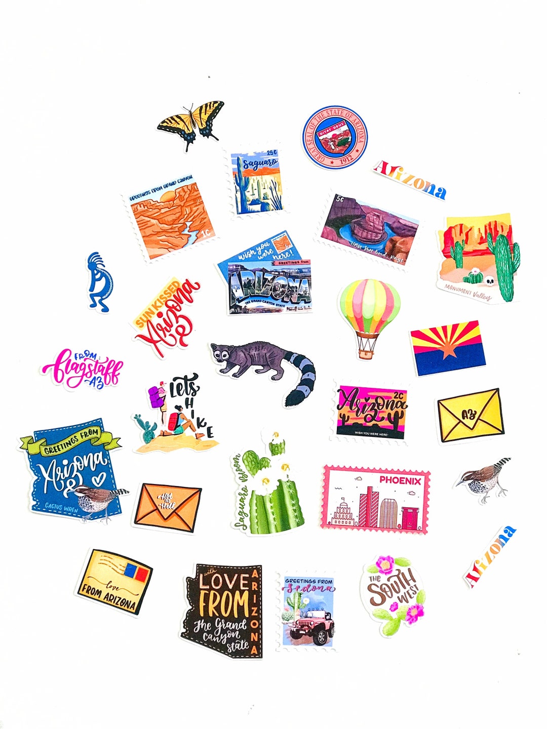 ARIZONA Love State Sticker Pack - Etsy