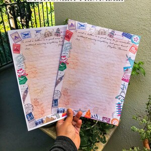 Travel Printable Stationery - Etsy