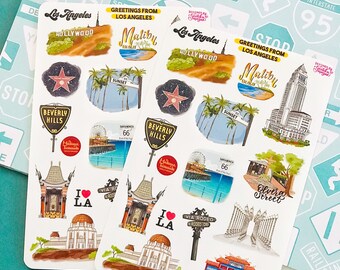 California Vinyl Sticker Sheet - Etsy