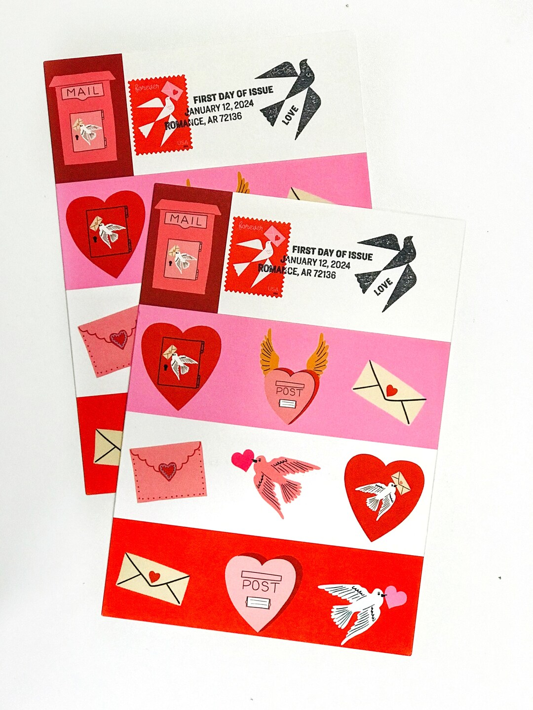 Love Letters 2024 Maximum Card | B/W Postmark - Etsy