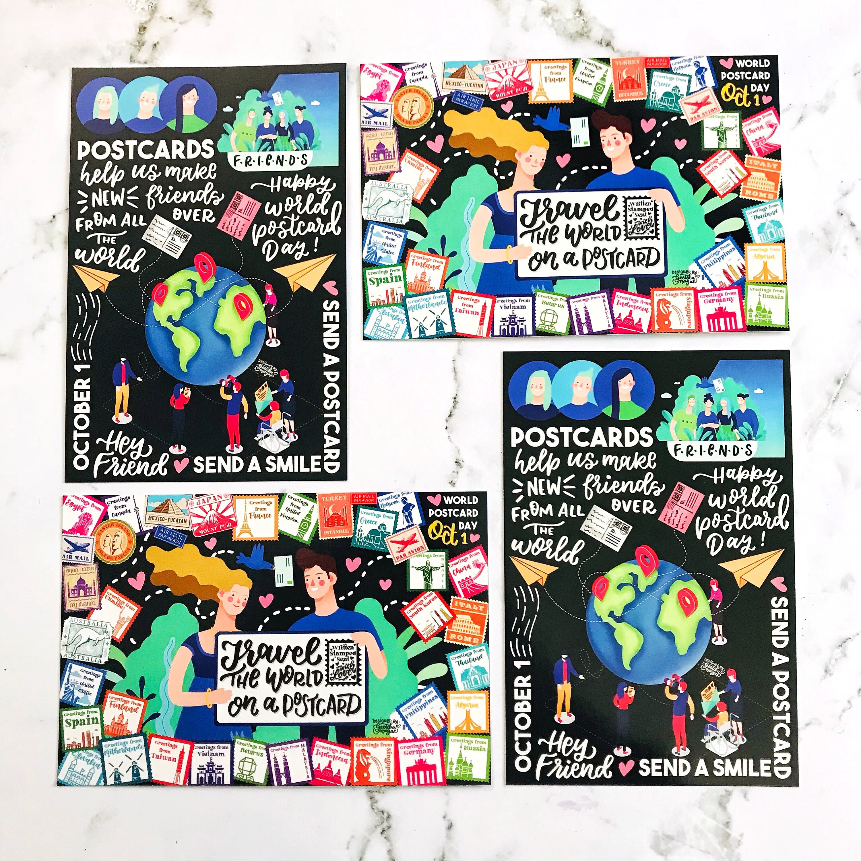 World Postcard Day 2021 Postcard Sets | Etsy