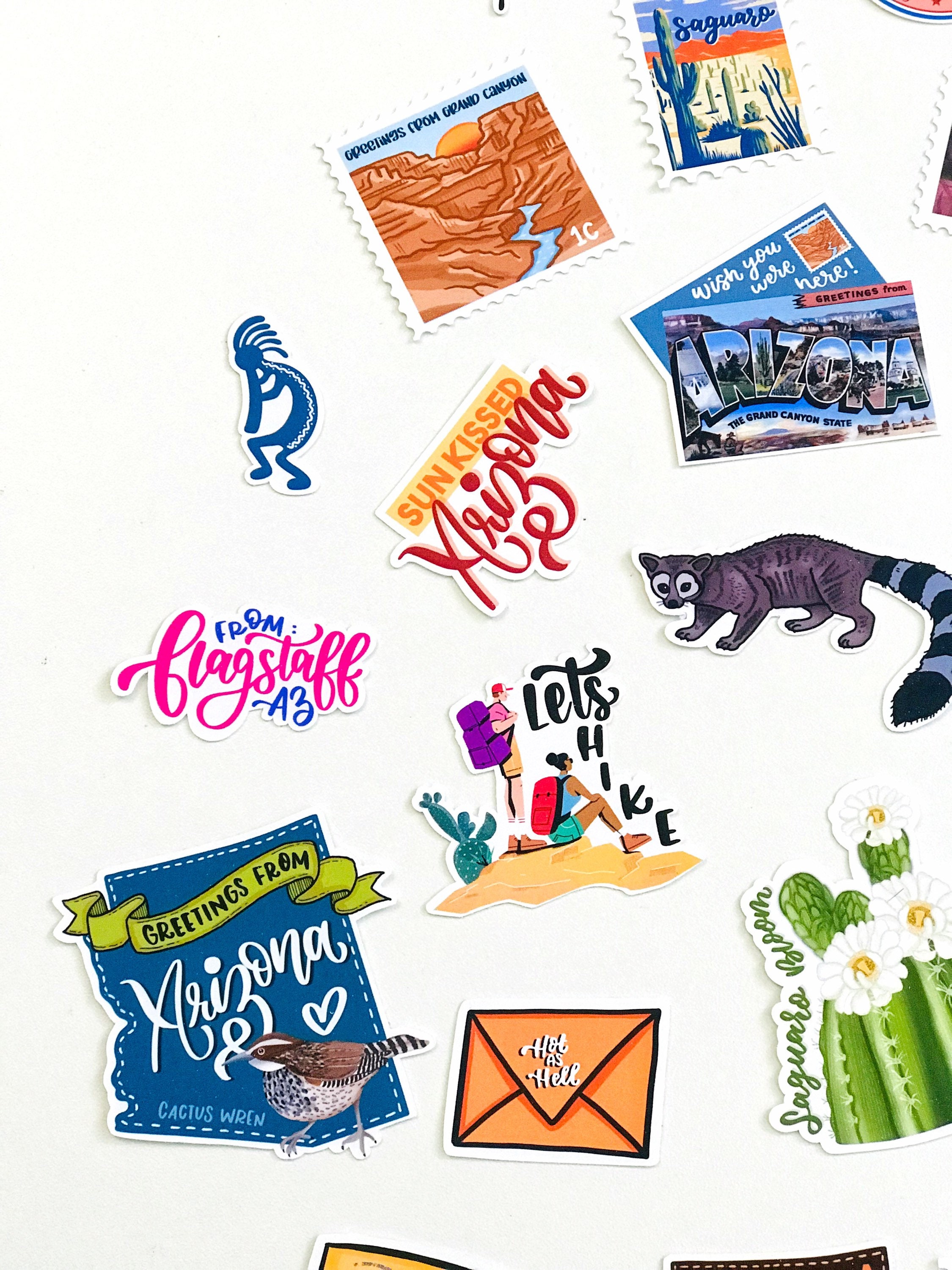 ARIZONA Love State Sticker Pack - Etsy