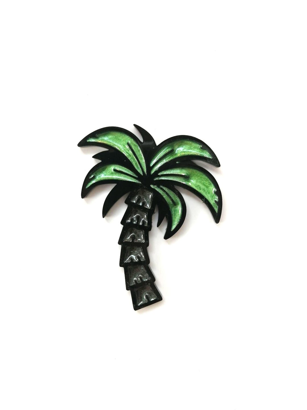 Palm Tree Magnet, Handmade, Laser Printed Design, Resin Magnet, Fun ...