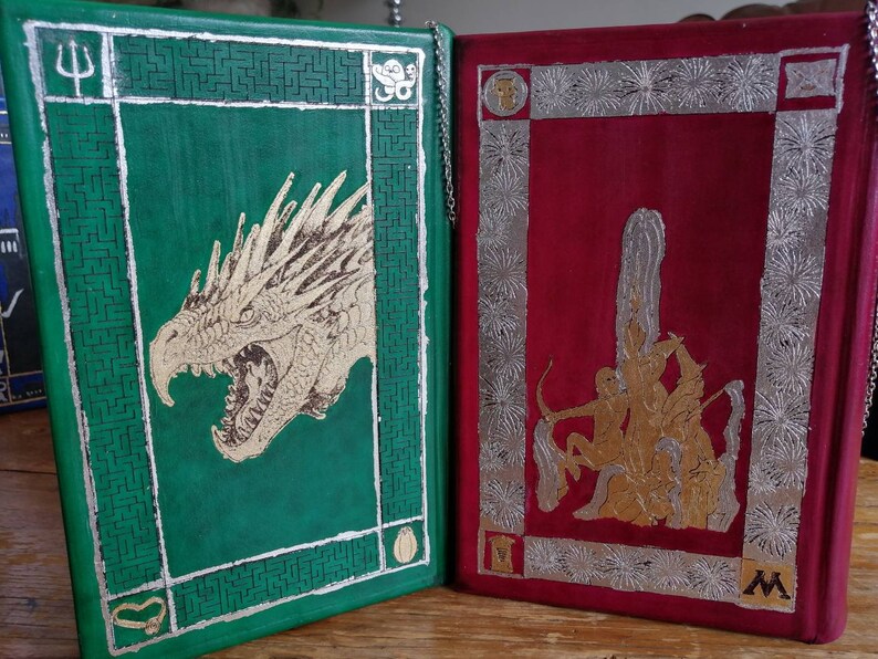 Harry Potter Set Leather Covers Etsy