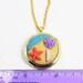 Summer Ocean Polymer Clay Locket Starfish Beach Pendant - Etsy