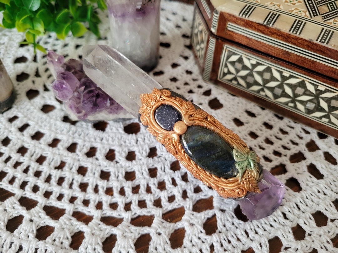 Quartz Luna Moth Wand - Etsy