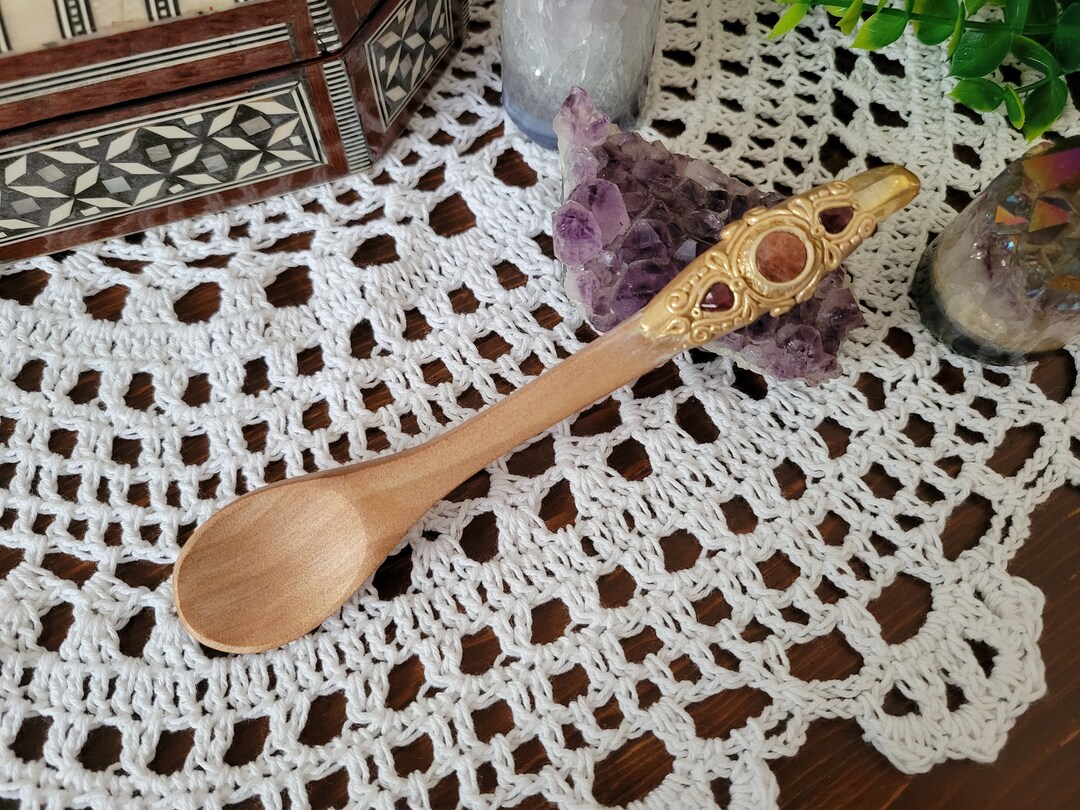 Crystal Altar Spoon Witch Spoon for Spell Work - Etsy