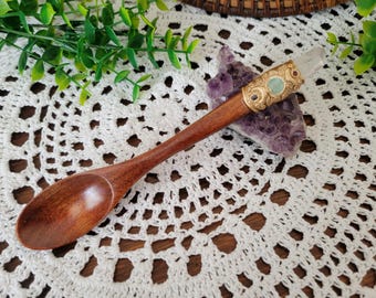 Crystal Altar Spoon, Witch Spoon for Spell Work - Etsy