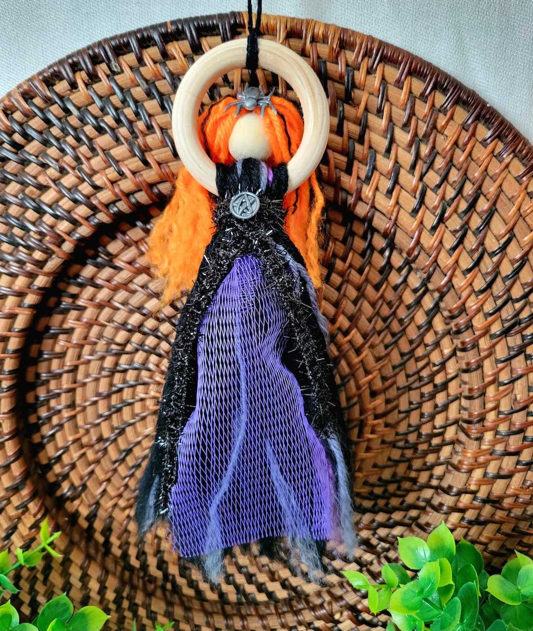 Samhain Goddess Yarn Doll, Macrame Samhain Goddess Poppet - Etsy