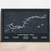 Langtang Valley Trek Print Langtang Trek Map Poster Nepal Trekking Wall ...