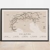 Shikoku 88 Temples Pilgrimage Print | Shikoku Pilgrimage Hiking Wall ...