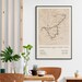 Annapurna Base Camp Trek Map Poster Annapurna Sanctuary Trek Print ABC ...