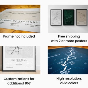 Continental Divide Trail Print | CDT Thru Hike Map | Continental Divide ...