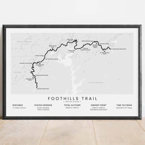 Trail Map - Etsy