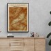Tour Du Mont Blanc Topographic Map Poster | TMB Elevation Contour Map ...