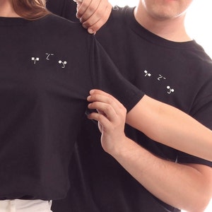 Three Faces T-shirt - Black and White, Minimal Faces, Graphic Printed ...