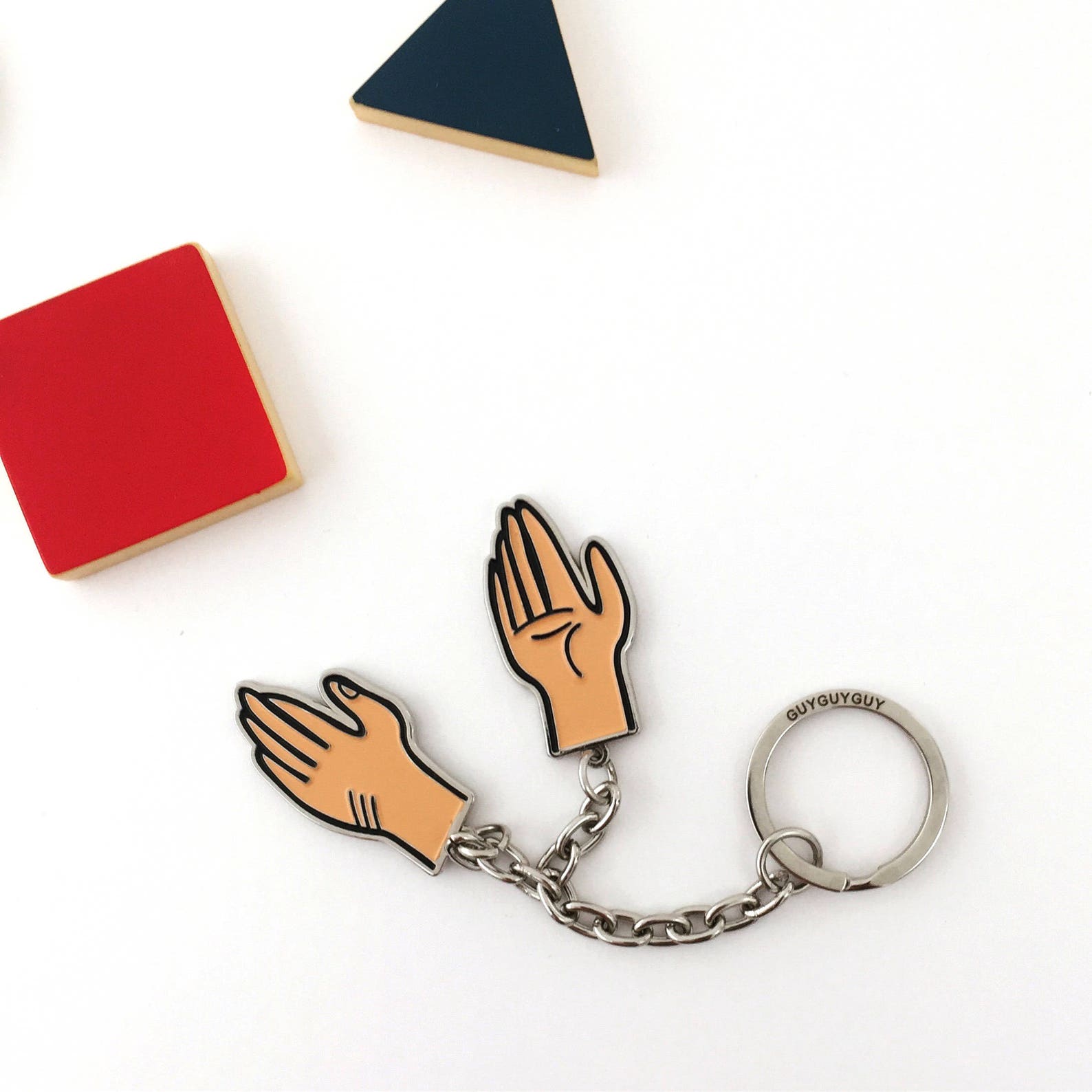 Hands Keychain Cute Funny Double Sided Charms - Etsy