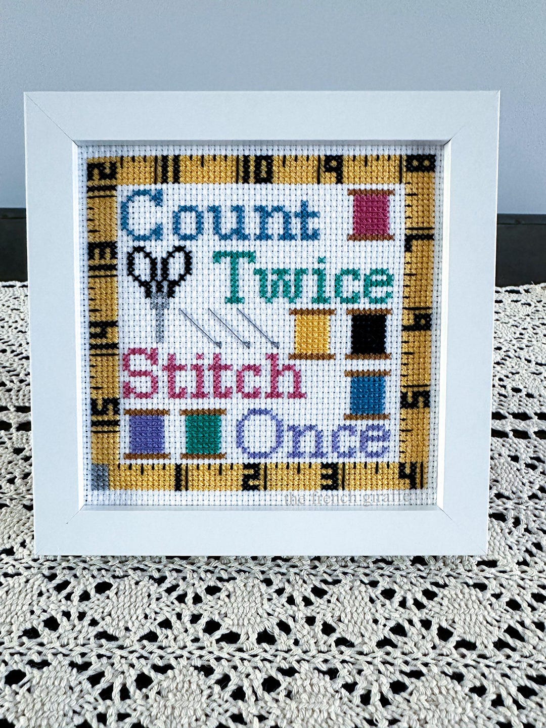 Count Twice Stitch Once Cross Stitch Pattern: Beginner Craft (PDF ...