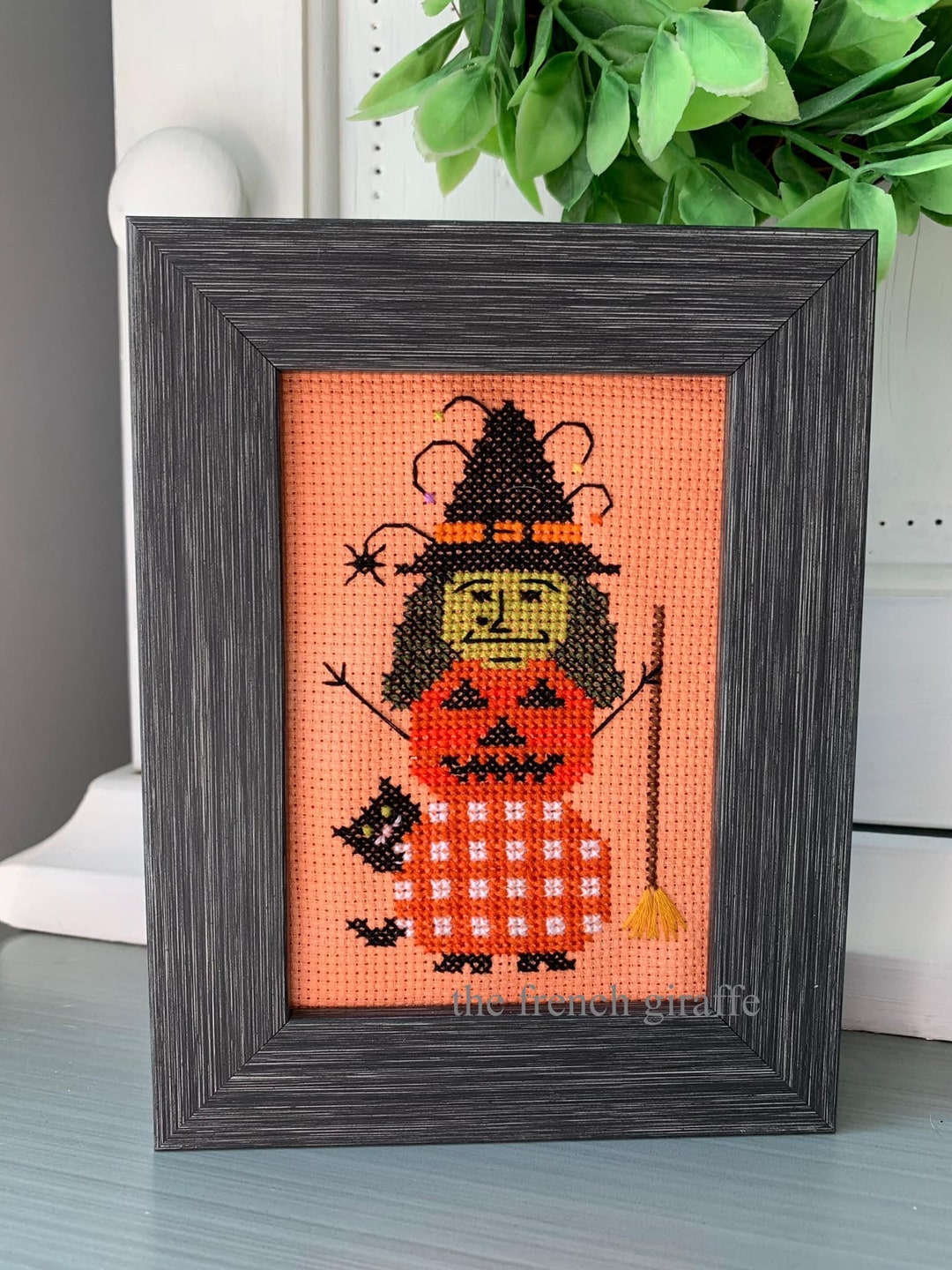 Wacky Witch Jack O Lantern Stacking Pumpkins Cross Stitch - Etsy