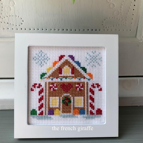 Christmas Gingerbread Cross Stitch Pattern Download PDF - Etsy