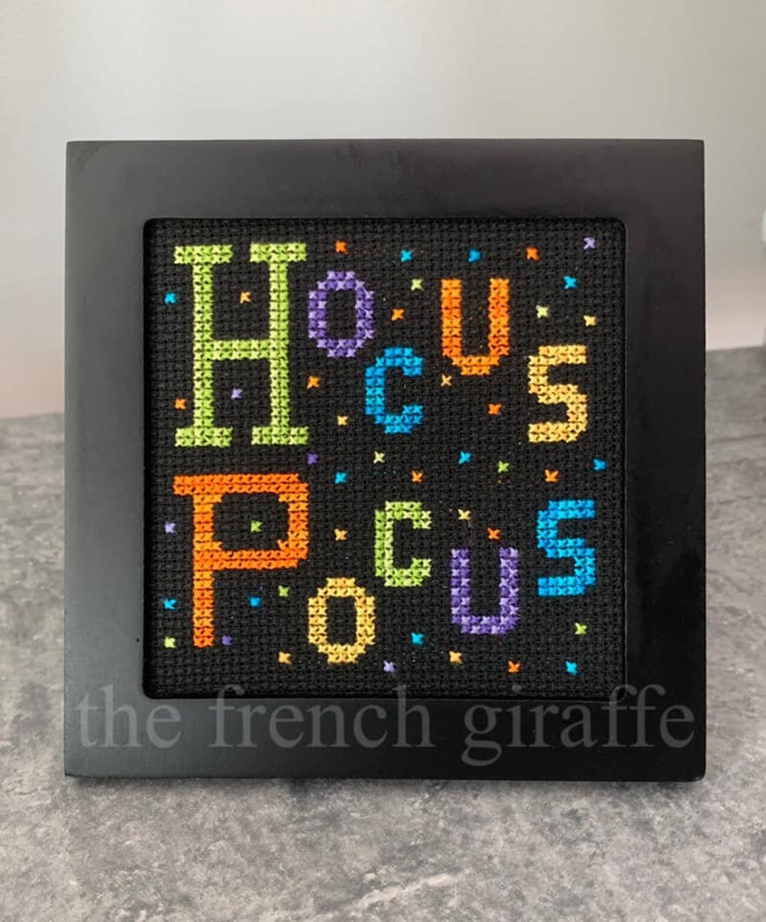 Hocus Pocus Cross Stitch Pattern: Halloween 4x4 (PDF Download) - Etsy
