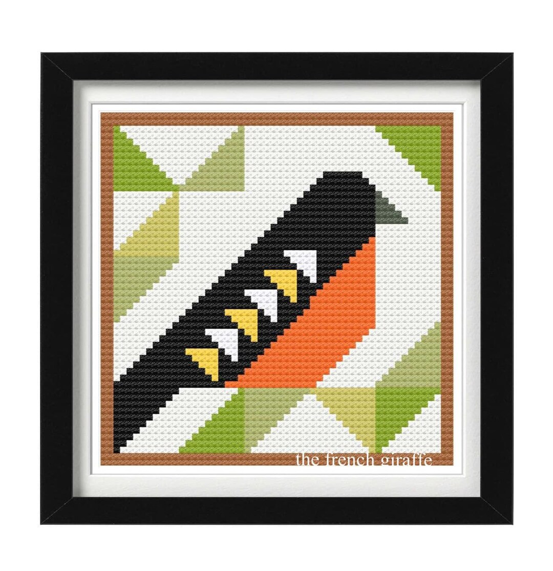Oriole Barn Quilt Crossstitch Pattern Instant Download PDF. Cross ...