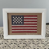American Flag Cross Stitch Pattern 2 Instant PDF Download - American ...